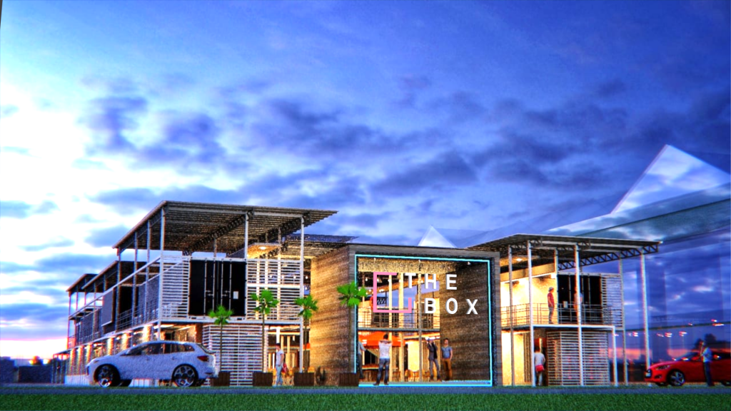 The Box offering 19,800 square feet of retail across 61 containers ...